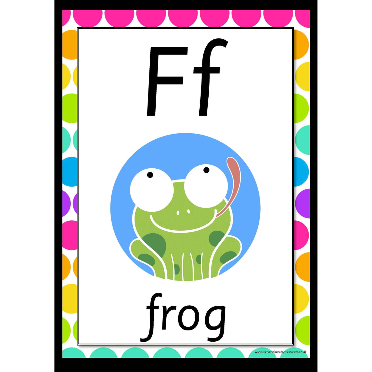 Rainbow Whiteboard Alphabet Posters – Primary Classroom Resources