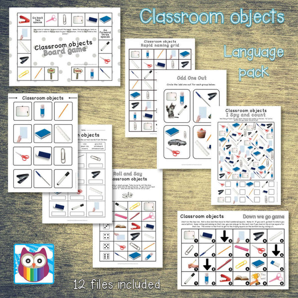 Language pack - Classroom objects – Primary Classroom Resources