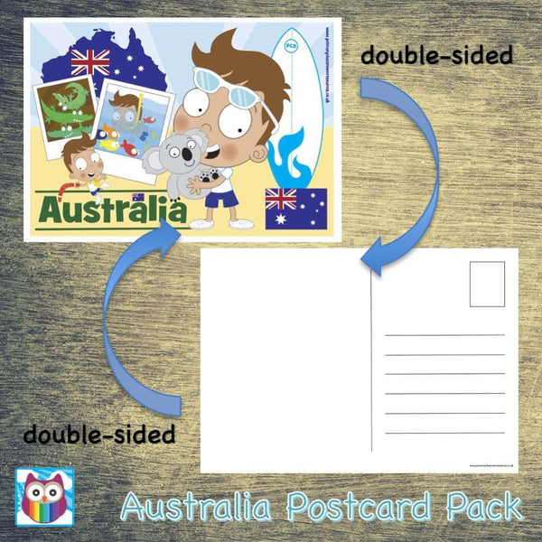 Australia Postcard Pack – Primary Classroom Resources