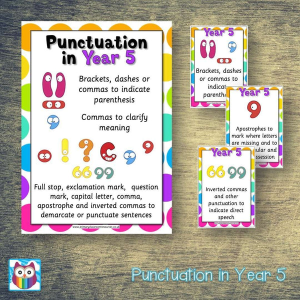 Punctuation in Year 5 – Primary Classroom Resources