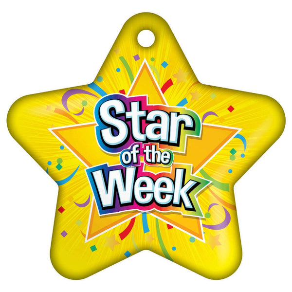 Star of the Week Star Brag Tags Classroom Rewards - Pack of 10 ...