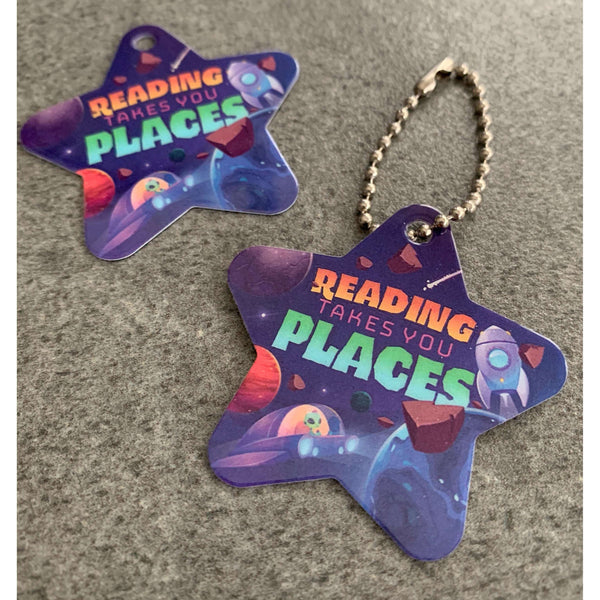 Reading Takes You Places Star Brag Tags Classroom Rewards - Pack of 10 ...