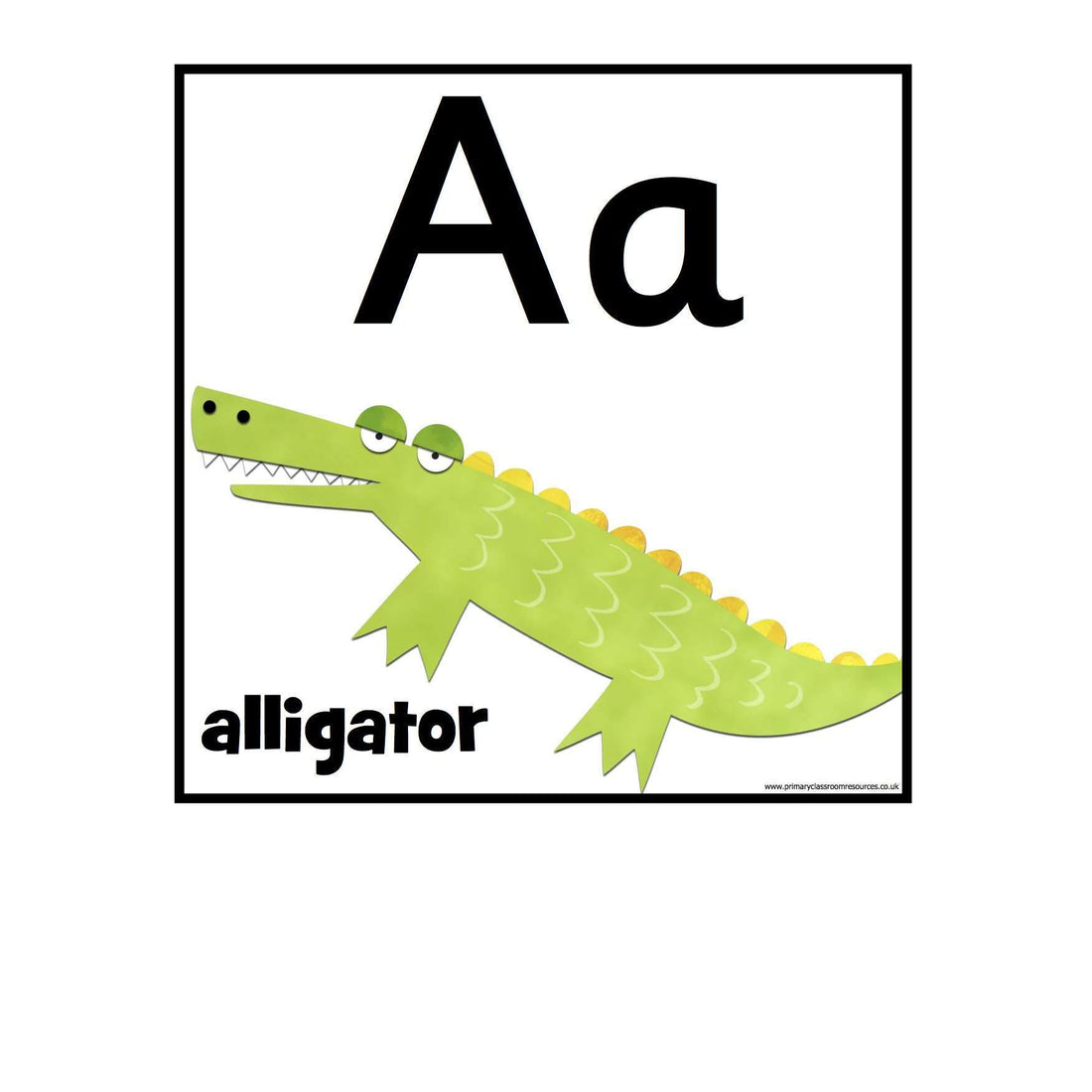 Arty Alphabet Display Cards – Primary Classroom Resources