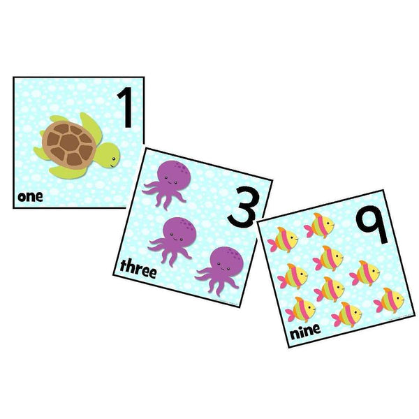 Arty Ocean Number Cards – Primary Classroom Resources