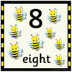 Bee Themed Number Cards – Primary Classroom Resources