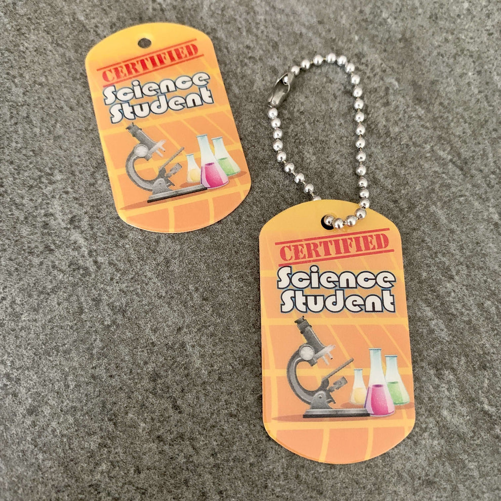 Certified Science Student Brag Tags - Classroom Rewards - Pack of 10 ...