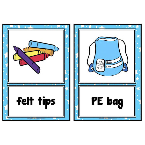 Classroom Objects Cards – Primary Classroom Resources
