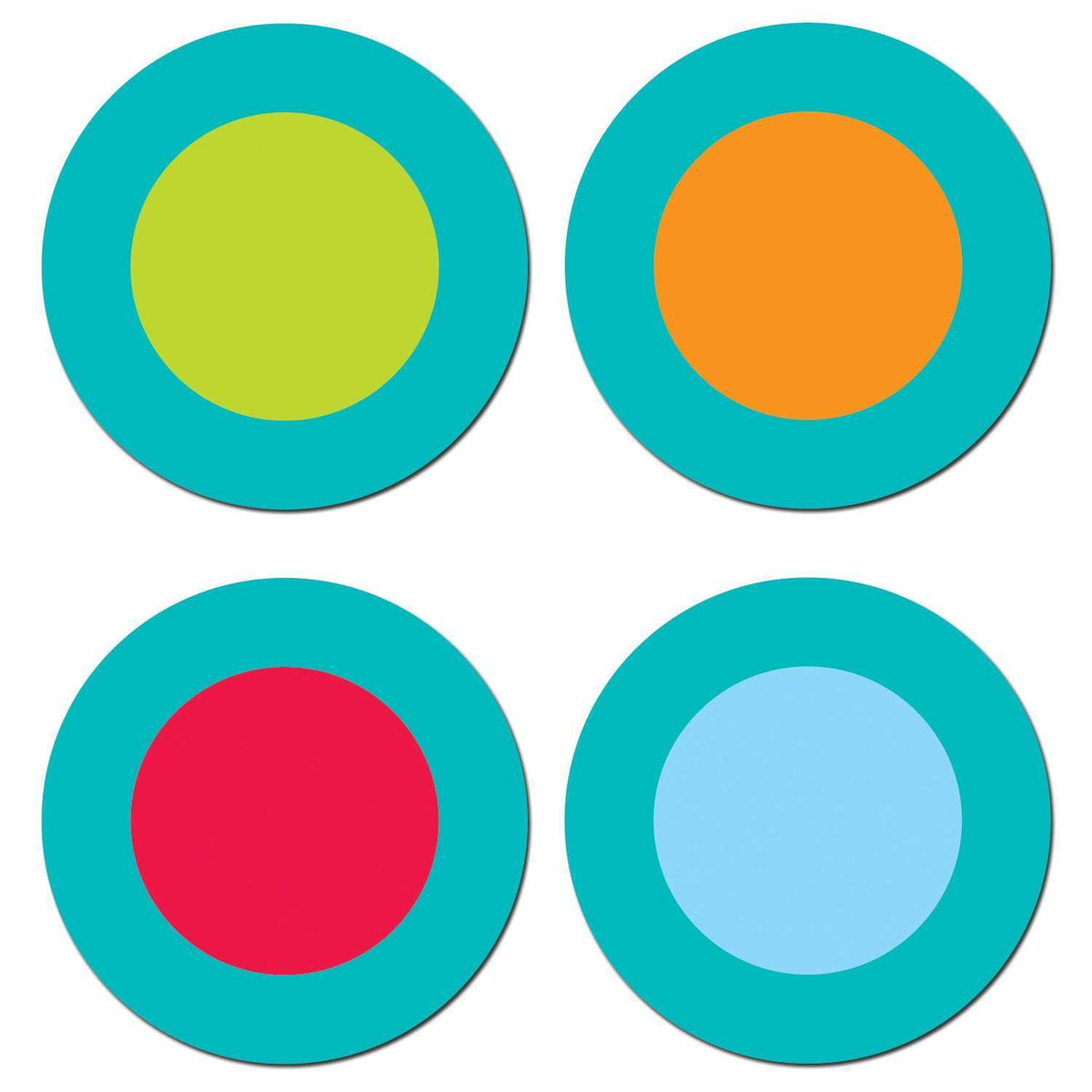 Dots on Turquoise Dots Hot Spots Chart Seal Reward Stickers – Primary ...