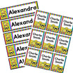 EDITABLE Name Tray & Coat Peg Labels Bundle – Primary Classroom Resources