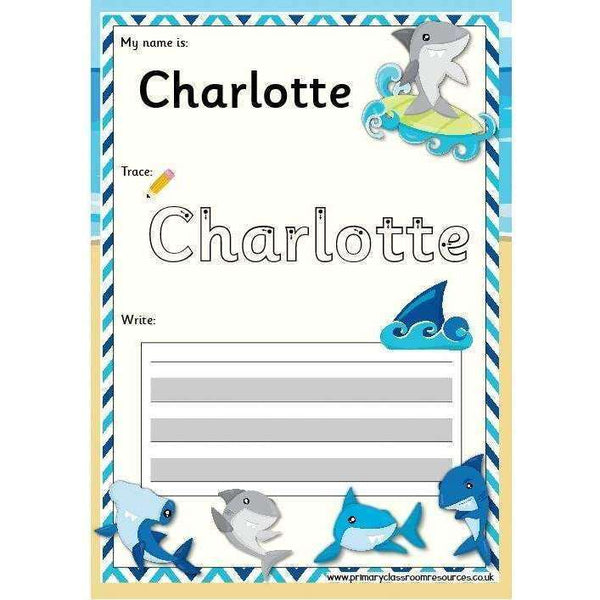EDITABLE Name Writing Cards - Choose your theme! – Primary Classroom ...