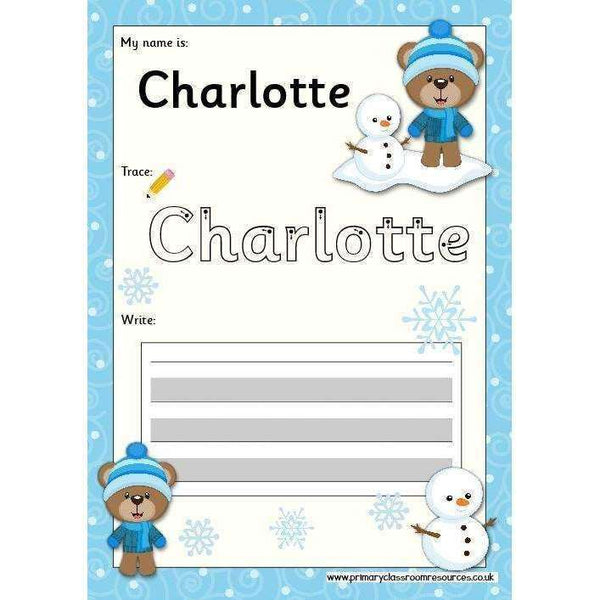 EDITABLE Name Writing Cards - Choose your theme! – Primary Classroom ...