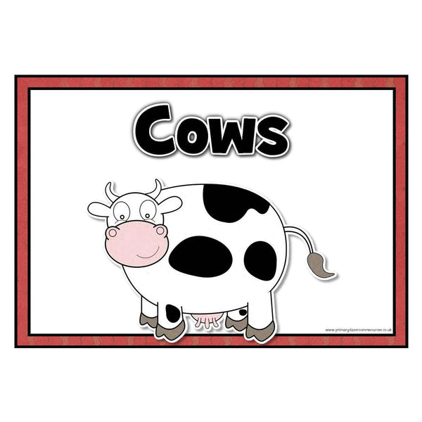 Farm Themed Table/Group Signs – Primary Classroom Resources