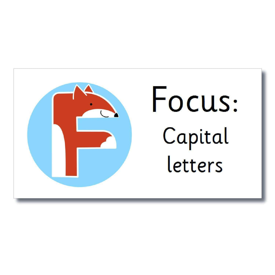 Focus Marking Stickers - Capital Letters – Primary Classroom Resources