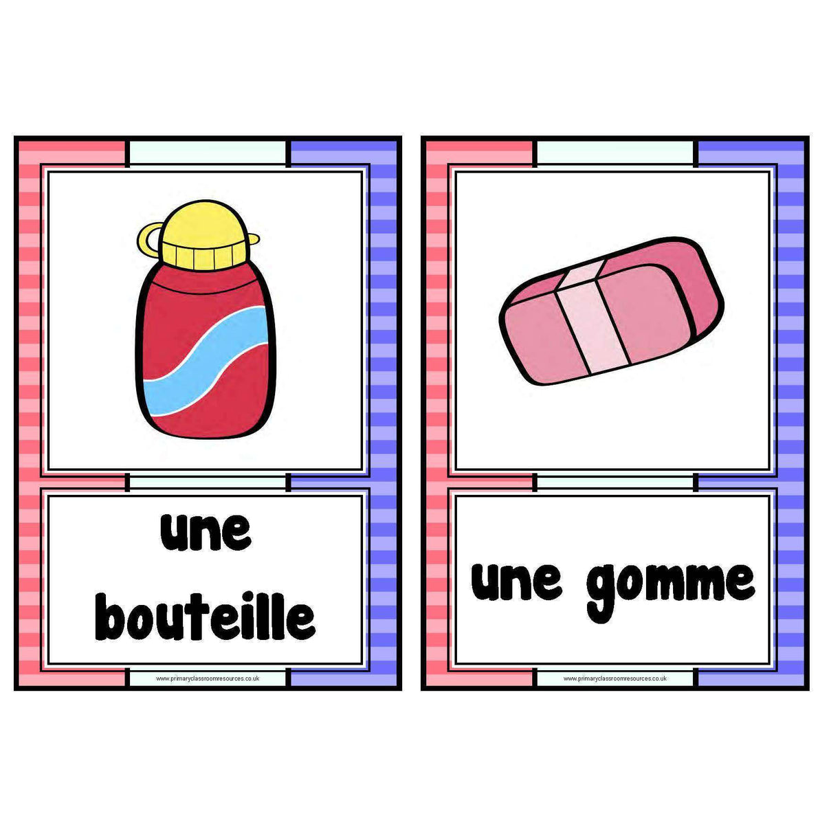French Classroom Objects Cards – Primary Classroom Resources