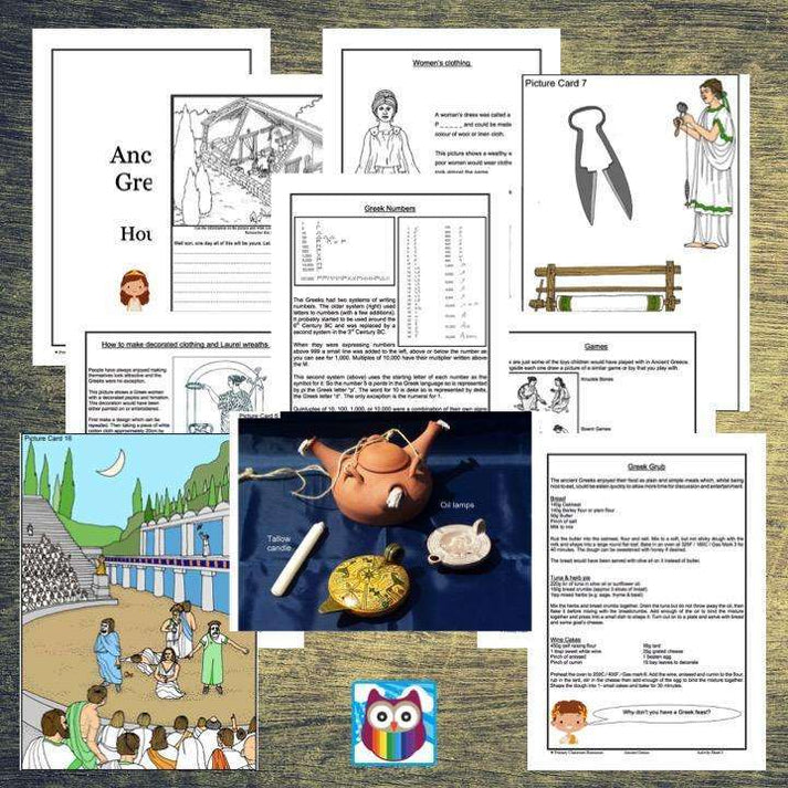 History Helper Ancient Greece - People's Lives – Primary Classroom ...