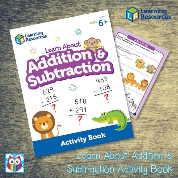 Learn About Addition & Subtraction Activity Book – Primary Classroom ...