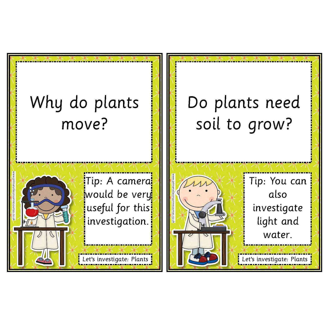 Let's Investigate - Plants - Science Investigations – Primary Classroom ...