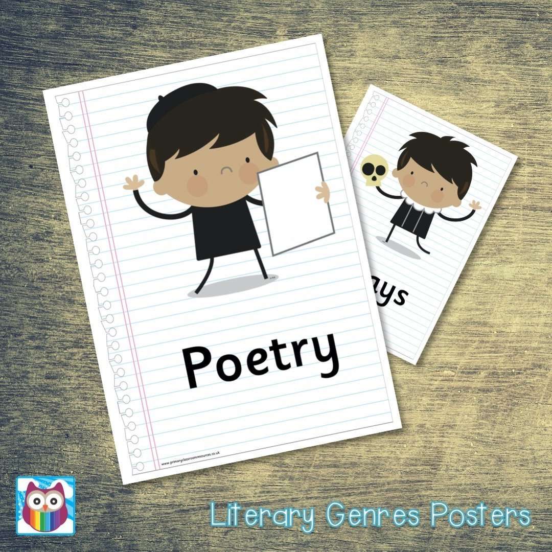 Literary Genres Posters – Primary Classroom Resources