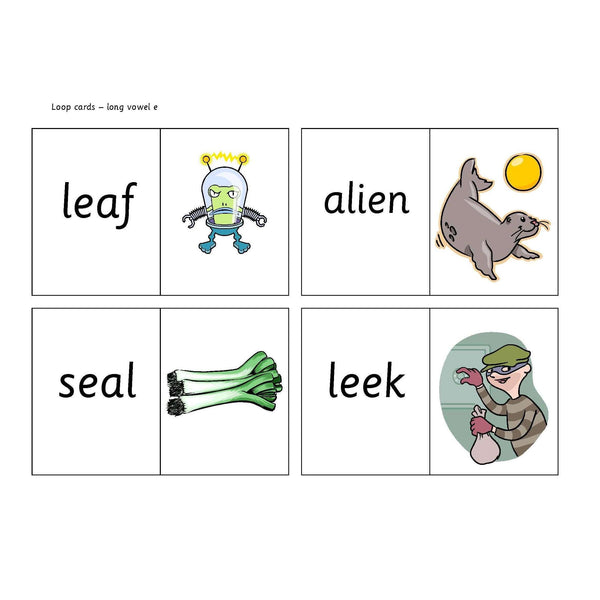 Long Vowel Loop Cards Mega Pack – Primary Classroom Resources