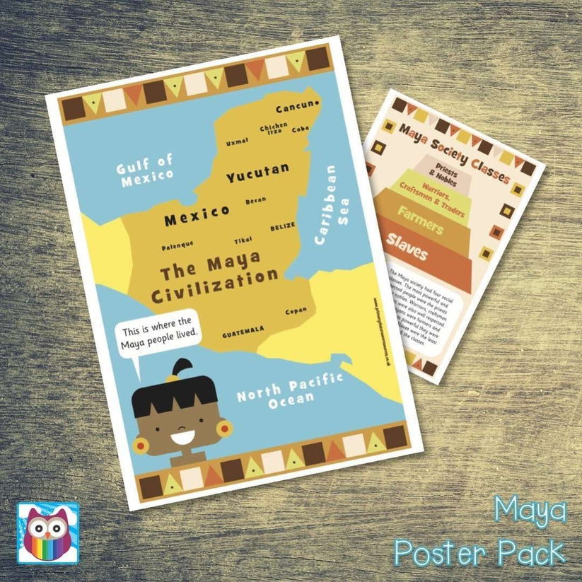 Maya Classroom Display Poster Pack – Primary Classroom Resources