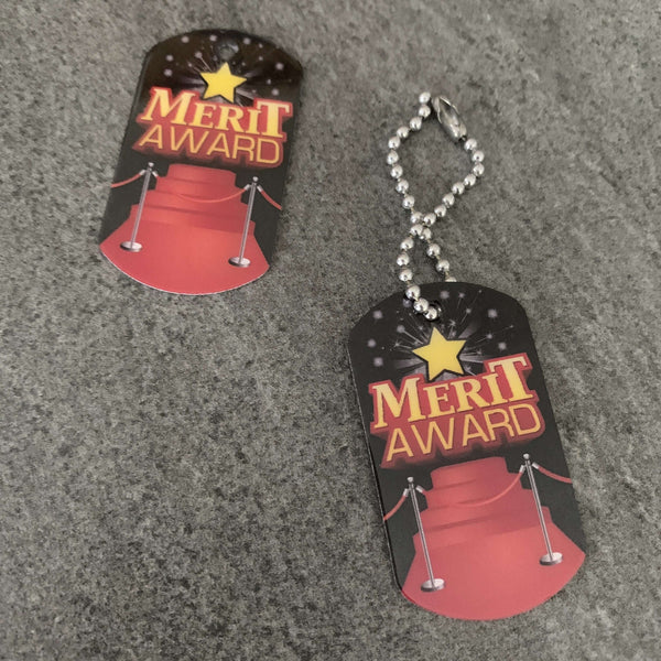 Merit Award Brag Tags Classroom Rewards - Pack of 10 – Primary ...