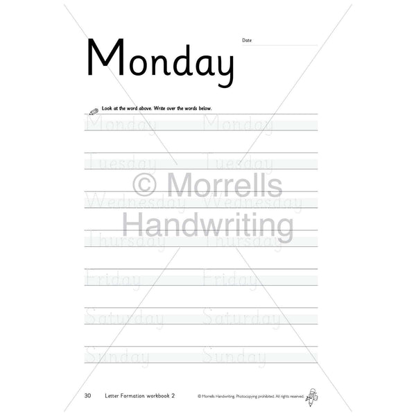 Morrells Handwriting Letter Formation Workbook 2 – Primary Classroom ...