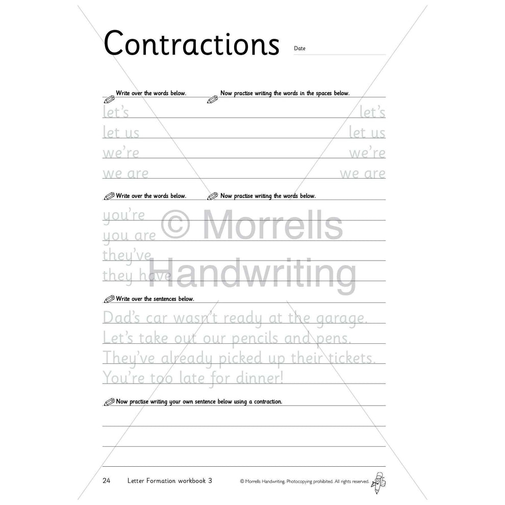 Morrells Handwriting Letter Formation Workbook 3 – Primary Classroom ...
