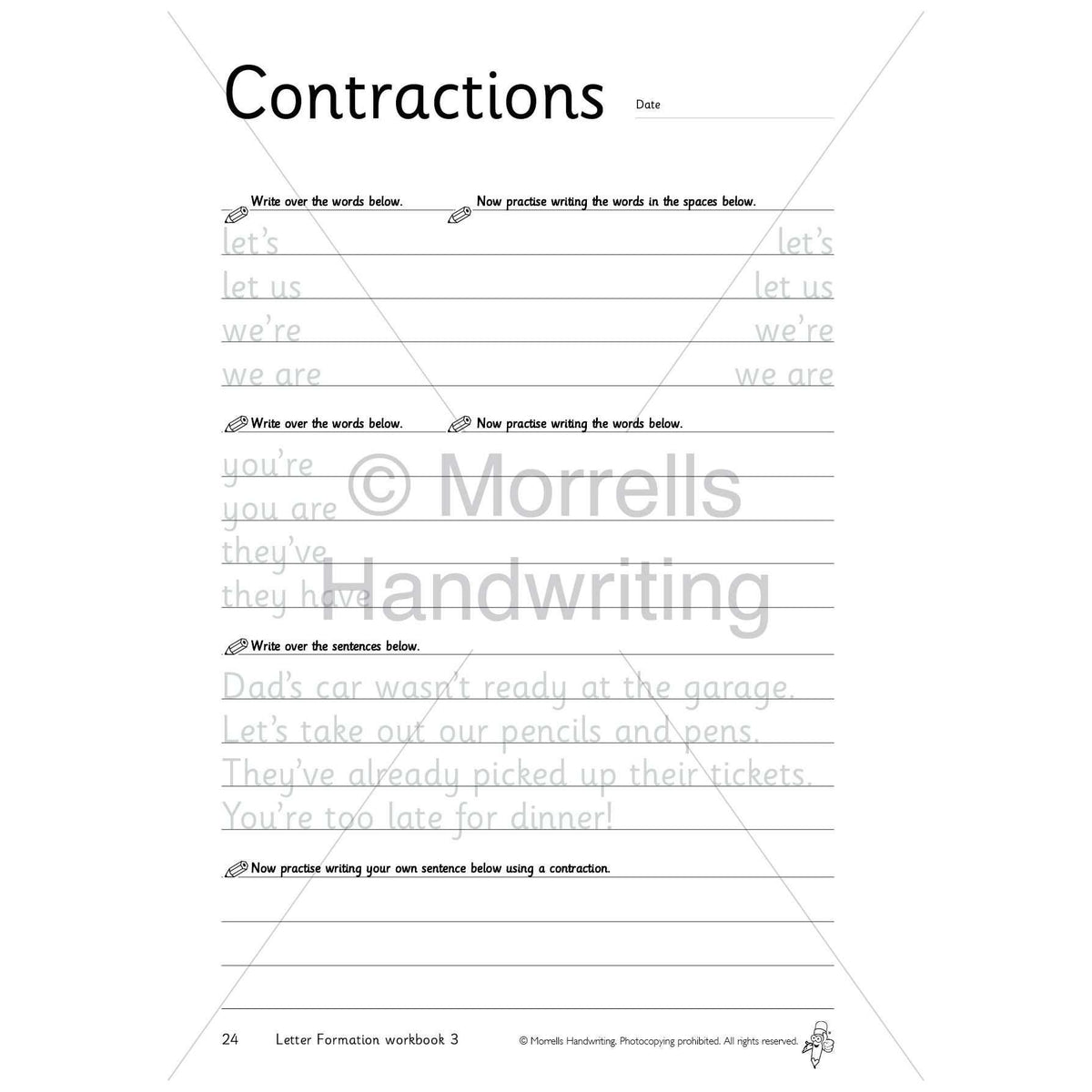 Morrells Handwriting Letter Formation Workbook 3 – Primary Classroom ...