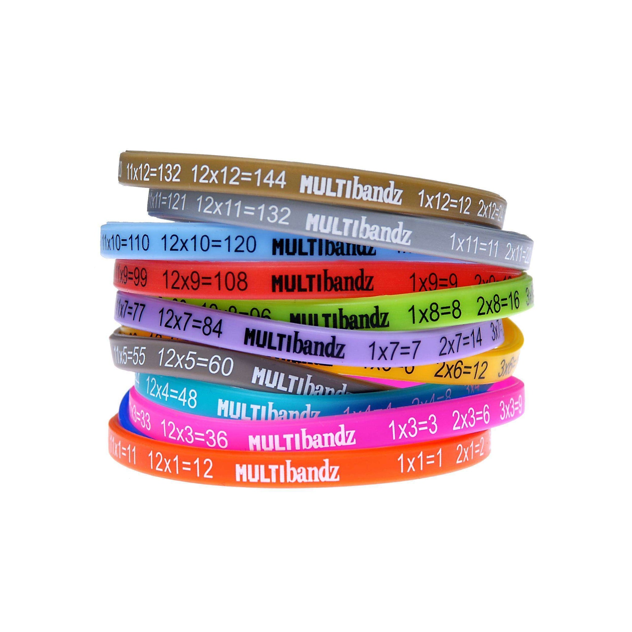 Multibandz Learning Times Tables Wristbands – Primary Classroom Resources