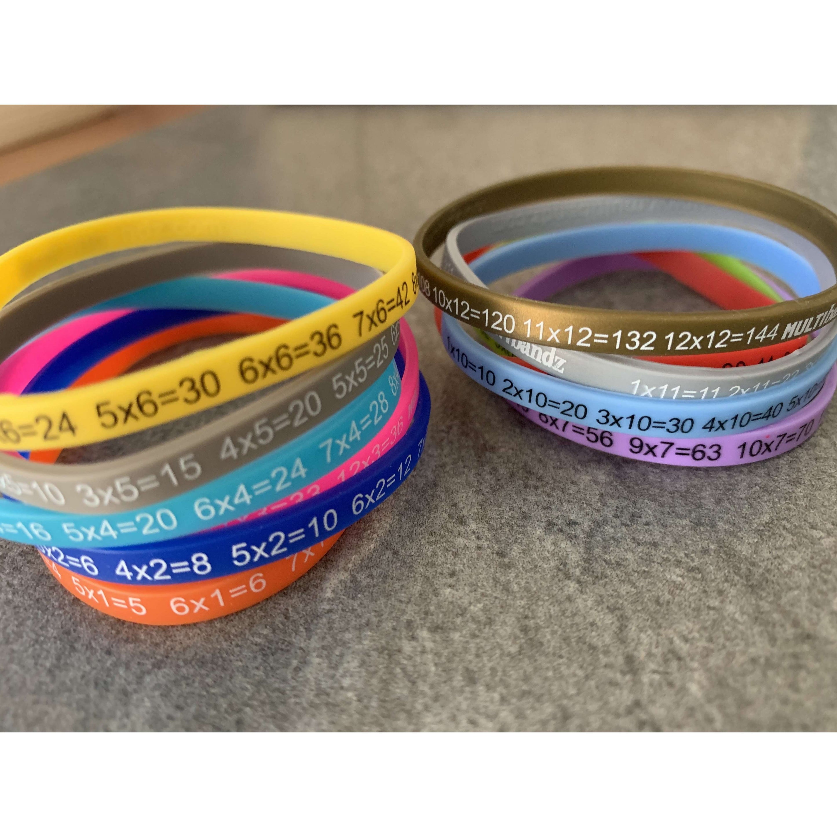 Multibandz Learning Times Tables Wristbands – Primary Classroom Resources