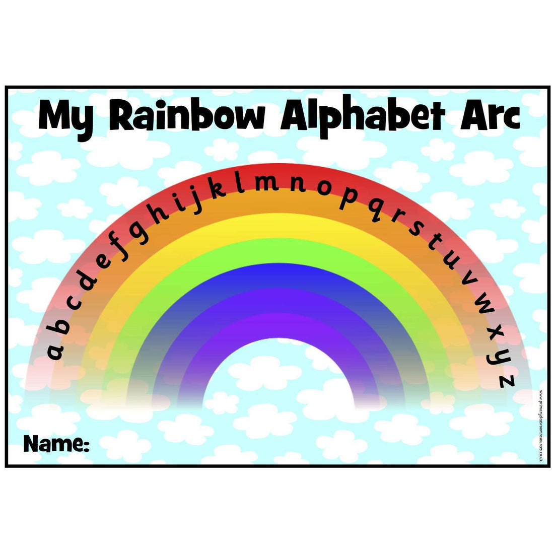 My Rainbow Alphabet Arc – Primary Classroom Resources