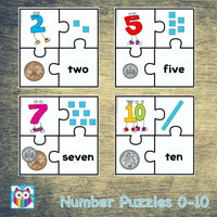 Number Puzzles 0 to 10 – Primary Classroom Resources