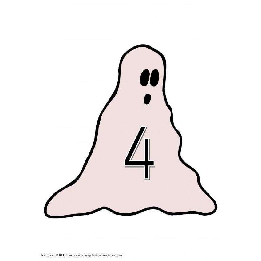 Numbers on Ghosts – Primary Classroom Resources