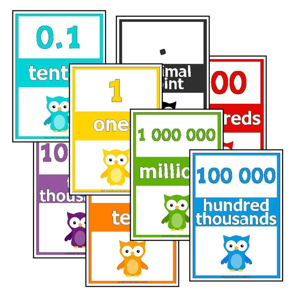 Owl Place Value Posters – Primary Classroom Resources