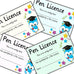Pen Licence Classroom Reward Certificates – Primary Classroom Resources