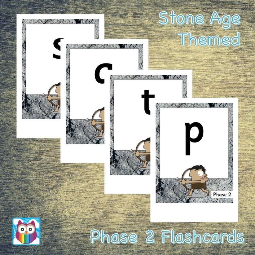 Letters and Sounds Phase 2 Phoneme Posters - Stone Age Themed – Primary ...