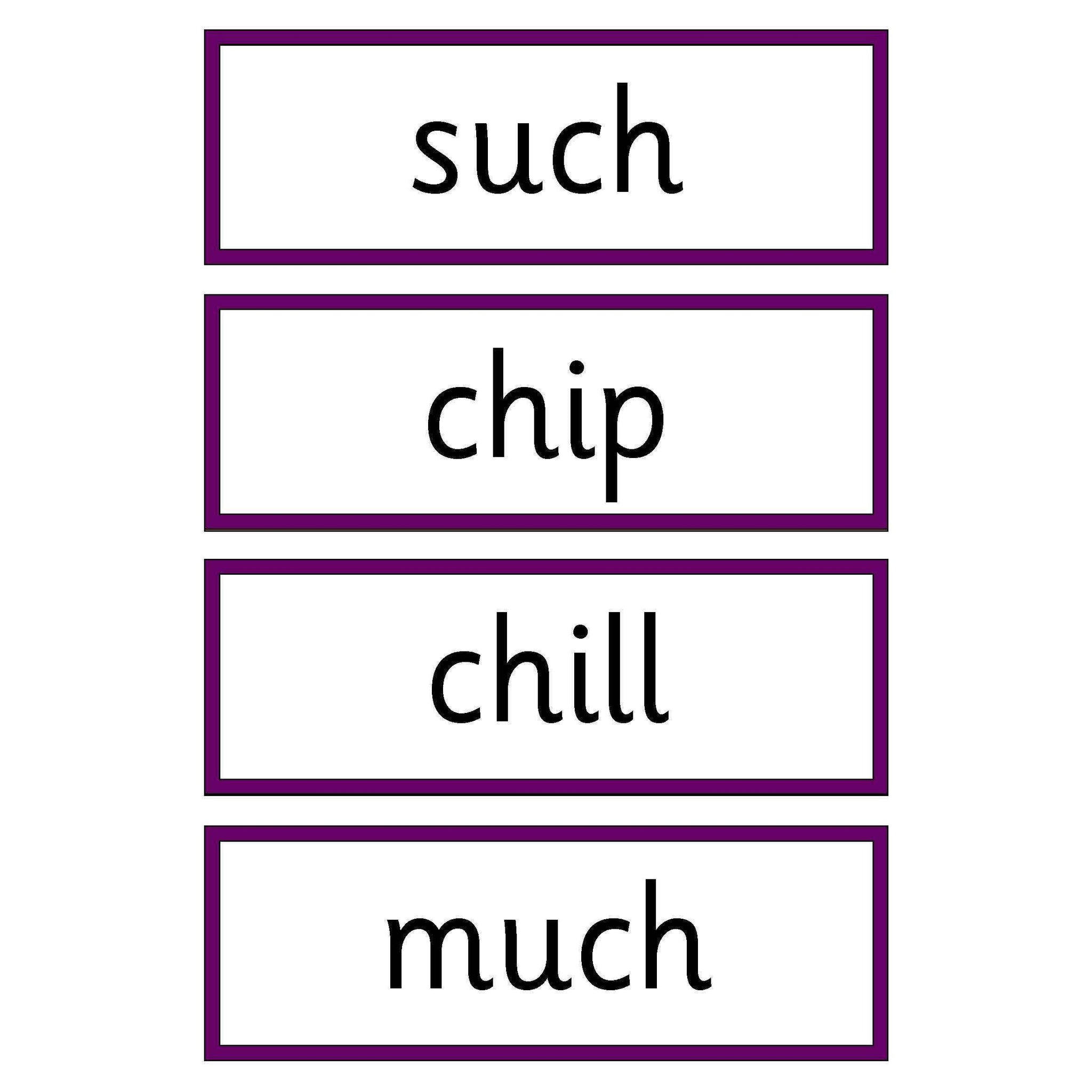 Phase 3 Words for 4 Digraphs – Primary Classroom Resources