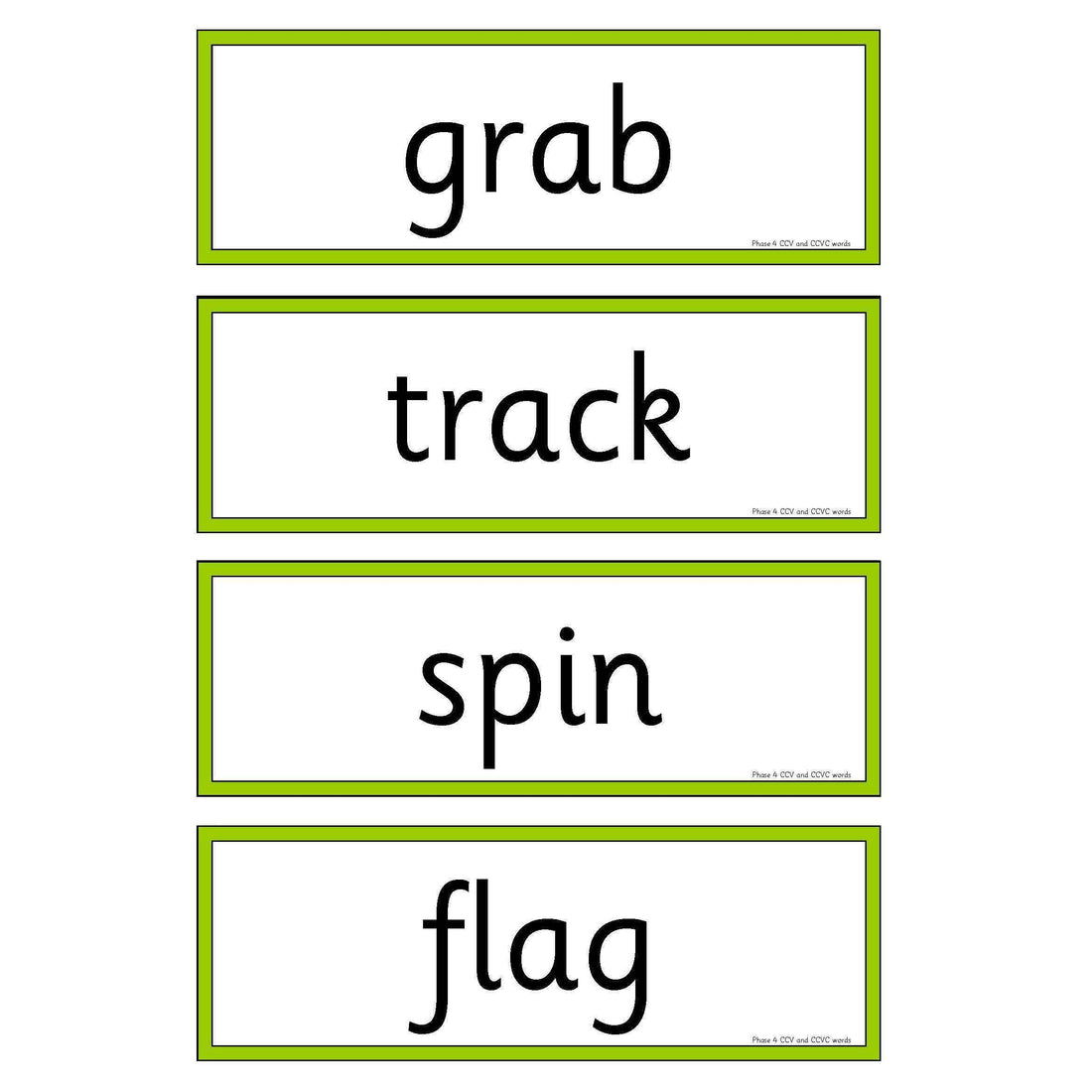 Phase 4 CCV and CCVC Words – Primary Classroom Resources