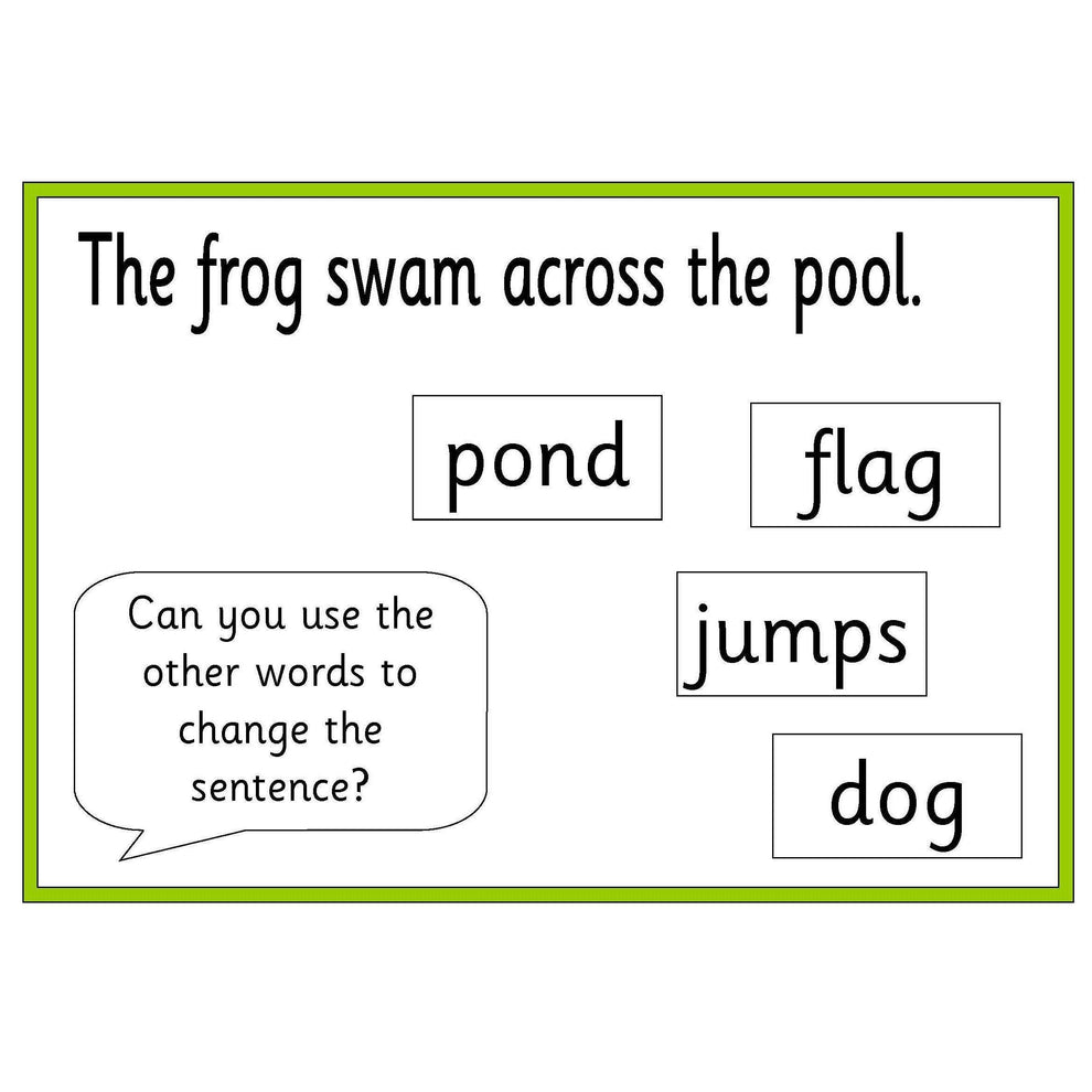 Phase 4 Sentence Substitution – Primary Classroom Resources