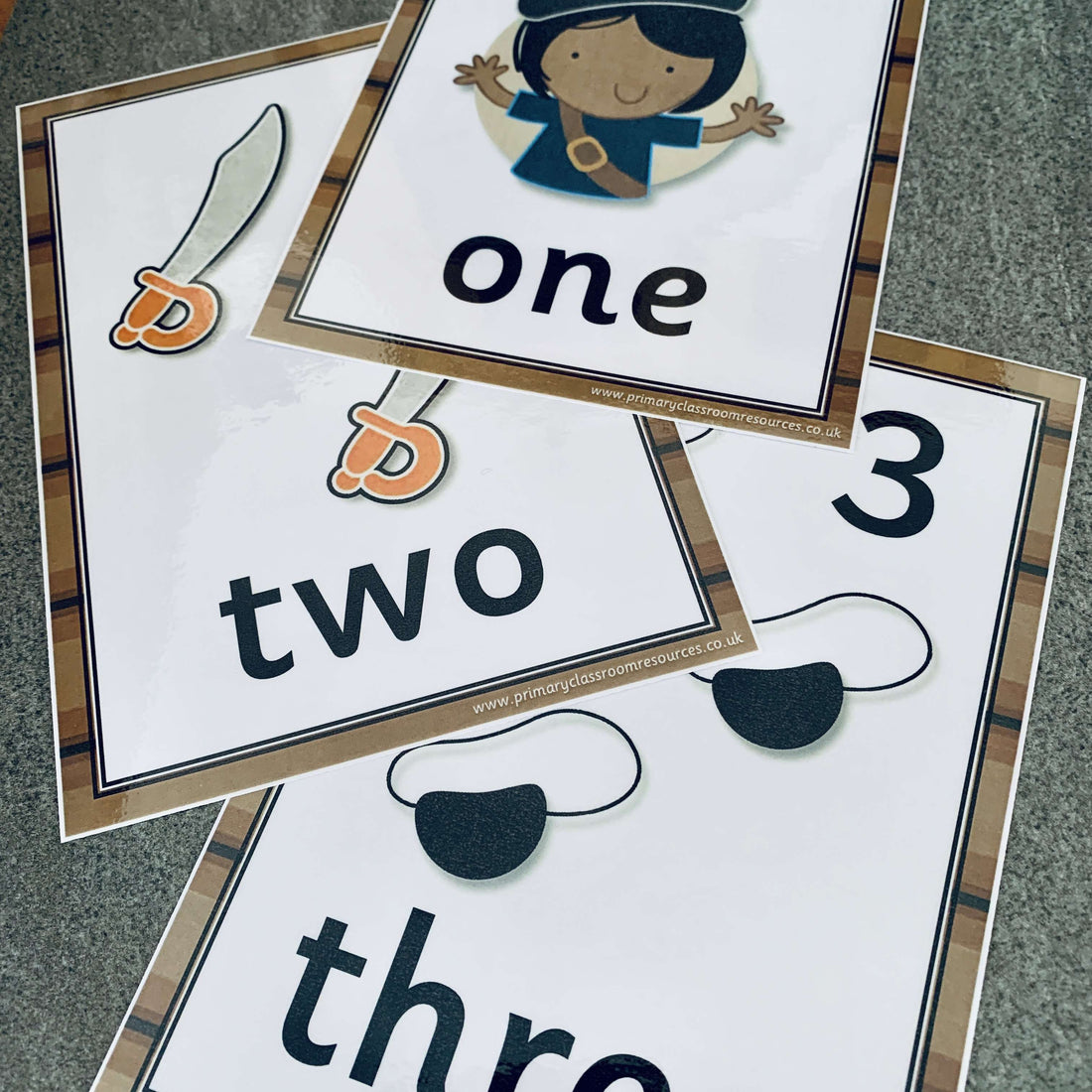 Pirate Number Cards 0-10 – Primary Classroom Resources