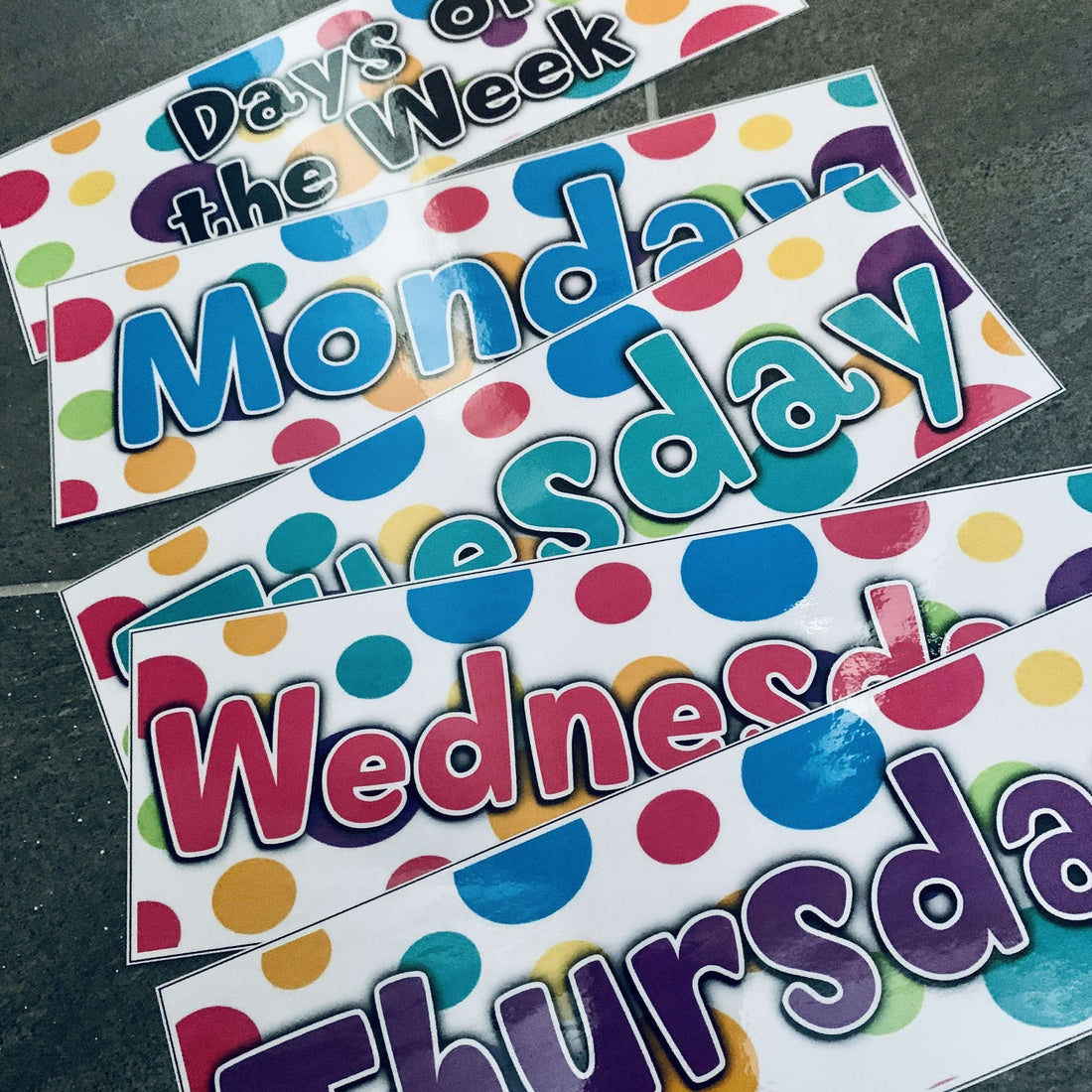 Polka Dot Days and Months – Primary Classroom Resources