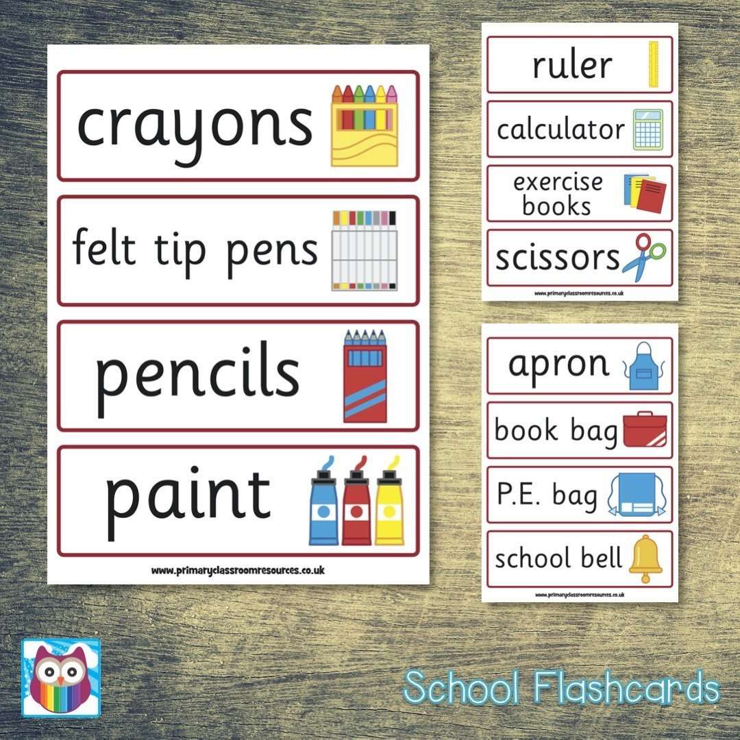 School Role Play Flashcards – Primary Classroom Resources