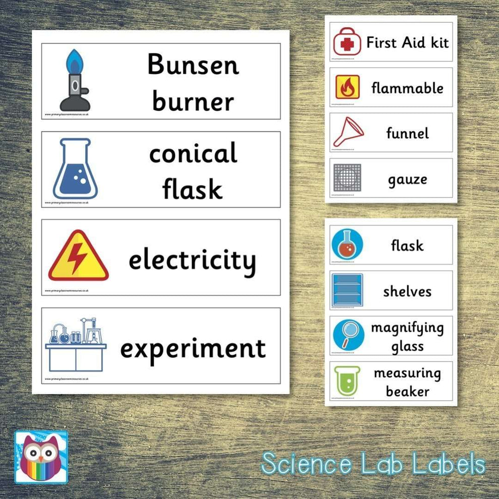 Science Lab Labels – Primary Classroom Resources