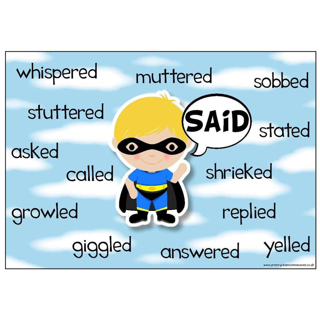 Superhero Synonyms Display Pack – Primary Classroom Resources