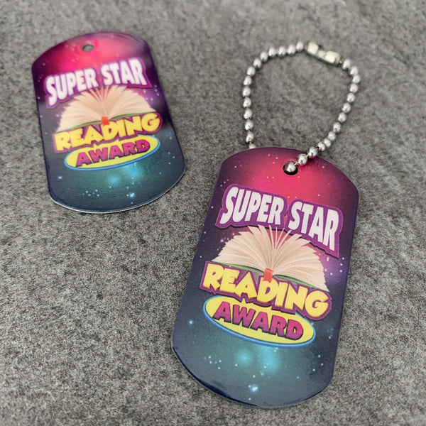 Superstar Reading Award Brag Tags Classroom Rewards - Pack of 10 ...