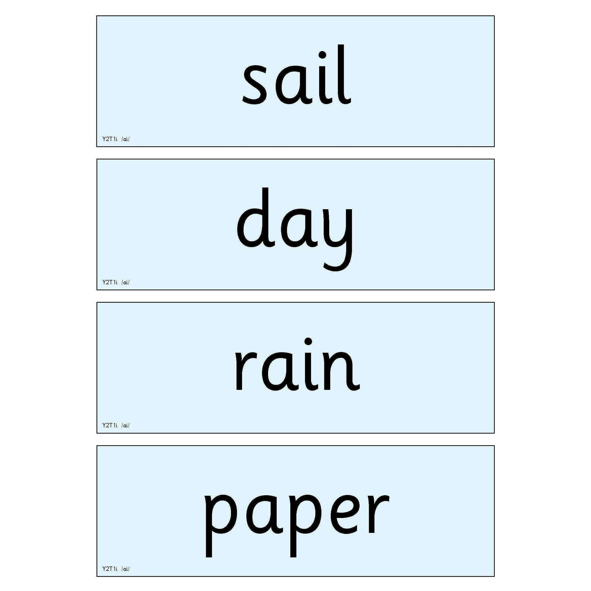 Support for Spelling Year 2 Term 1 i - Different Spellings for Phoneme ...