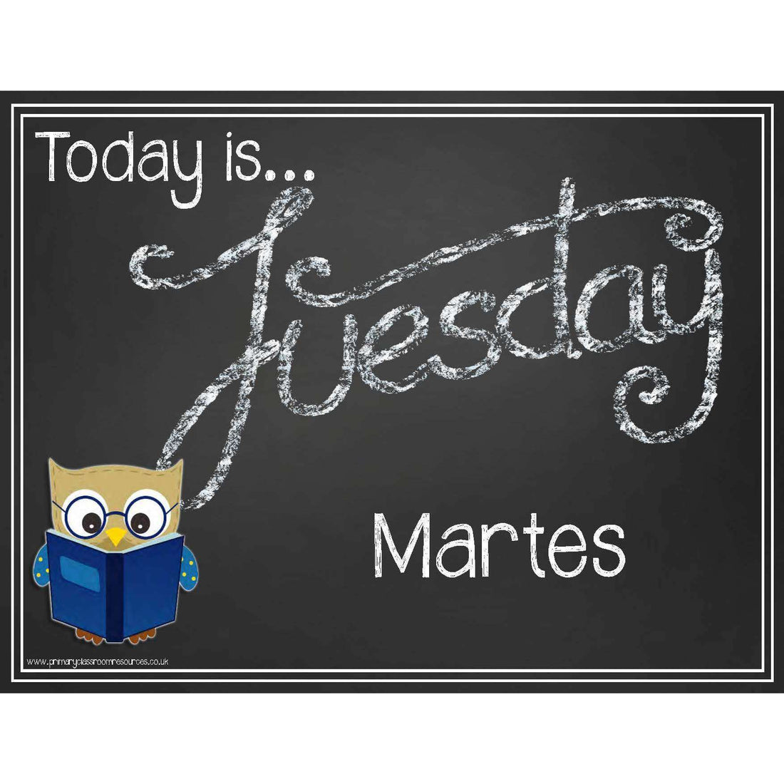 Tagalog - English Days of the Week Blackboard Style Headers – Primary ...