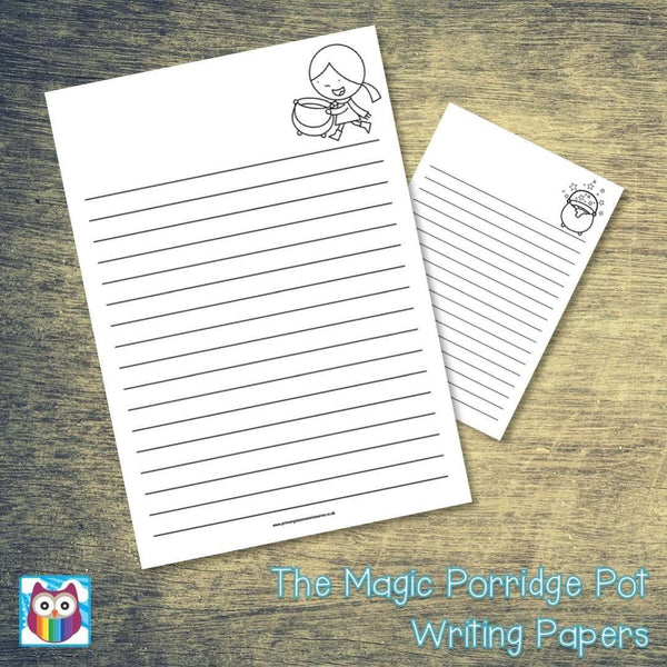 The Magic Porridge Pot Writing Papers – Primary Classroom Resources