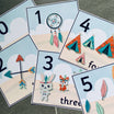 Tribal Themed Number Cards – Primary Classroom Resources