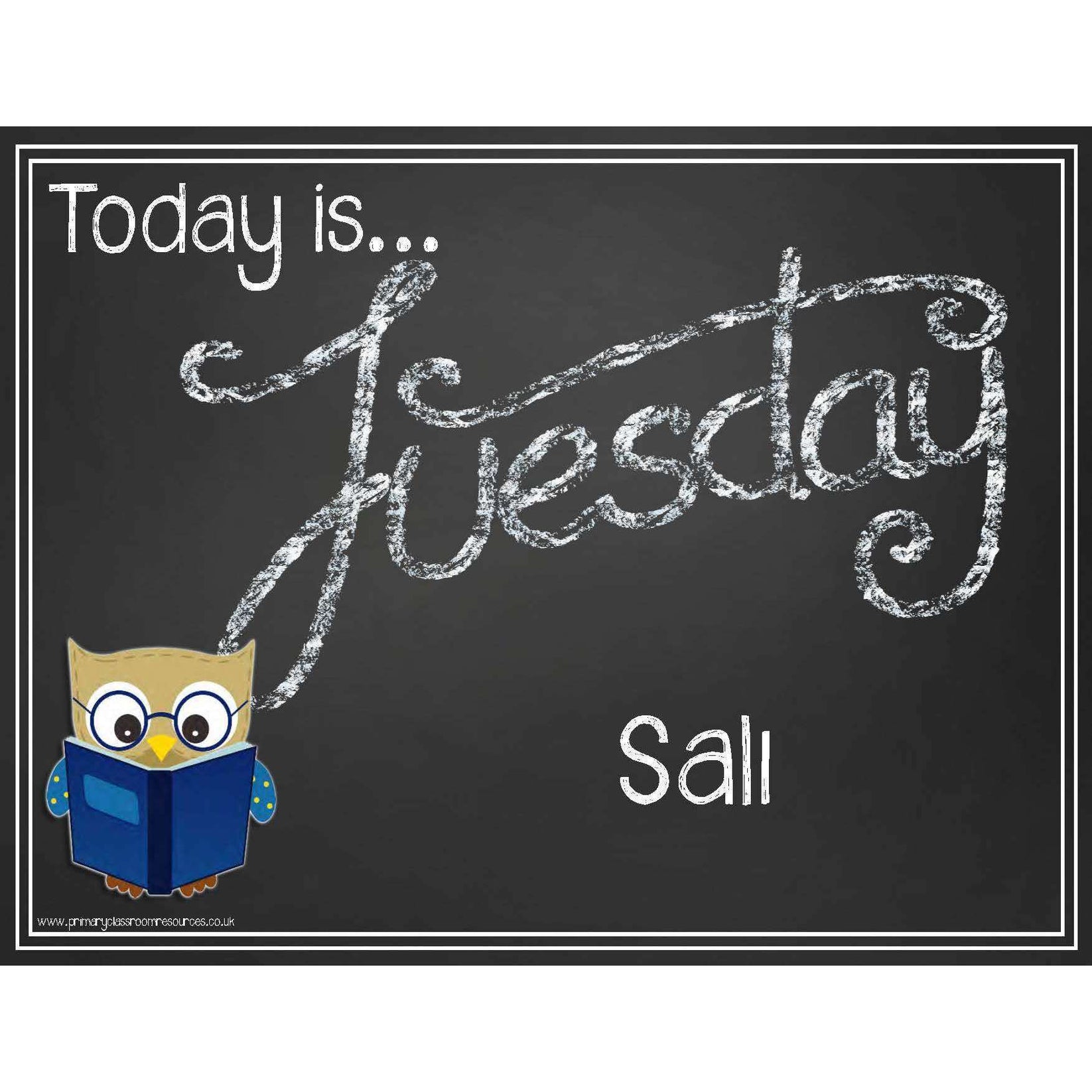 Turkish - English Days of the Week Blackboard Style Headers – Primary ...
